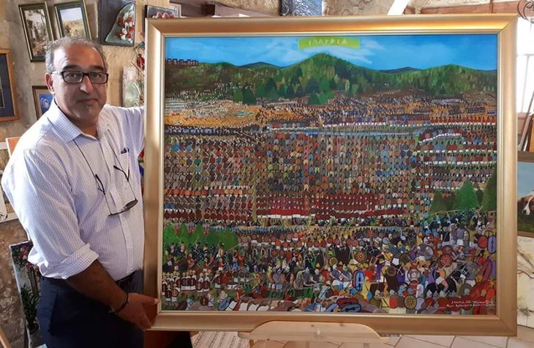 Πανικκος Παναγη Χατζηδακης: "ζωγραφιζω με τη δικη μου ταυτοτητα ...